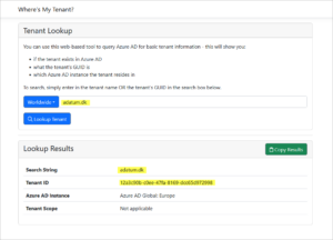Get the Tenant ID for any Microsoft Entra tenant – Mister Cloud Tech