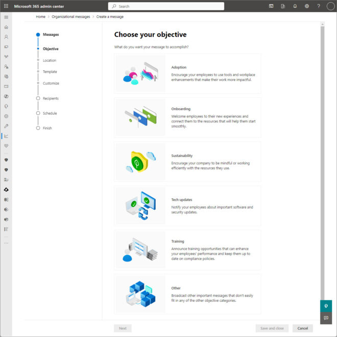 Organizational messages in Microsoft 365 – Mister Cloud Tech